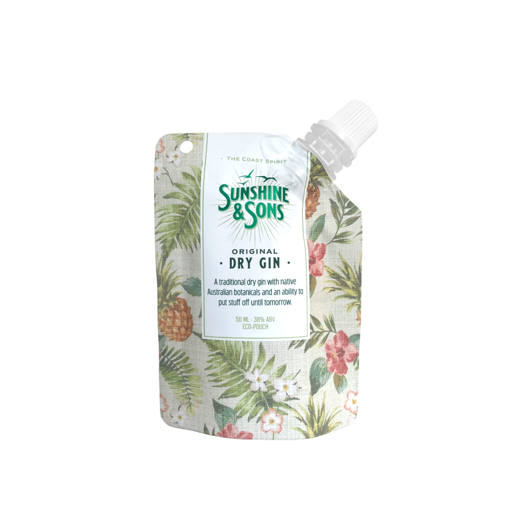 Sunshine & Sons Premium Spirits - Original Dry Gin Party Pouch